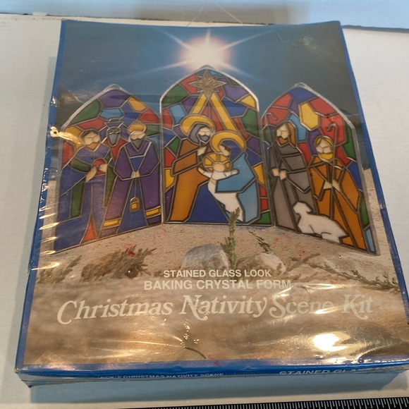 Aaron Supply | Holiday | Nip Vintage Christmas Nativity Scene Kit ...